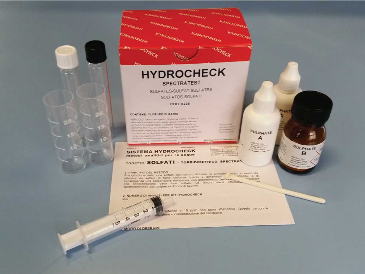 Spectratest – Colorimetric analysis test substances water